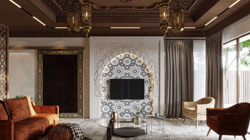 تصميم مطعم مغربي | Zworks Decor