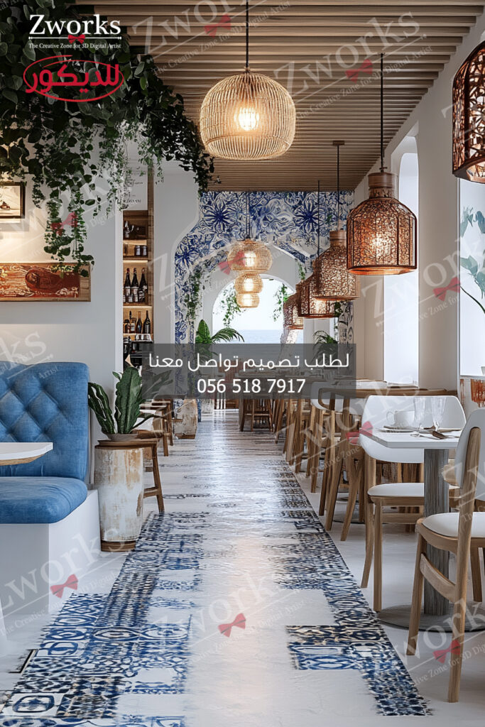تصميم ديكور كوفي شوب 2026 2027 | Zworks Decor