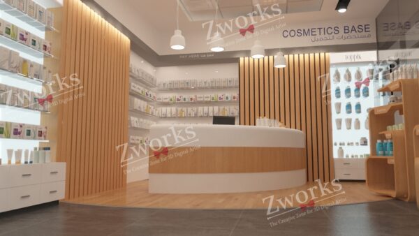 Pharmacy Interior Design 3D Model | Zworks 3D Models