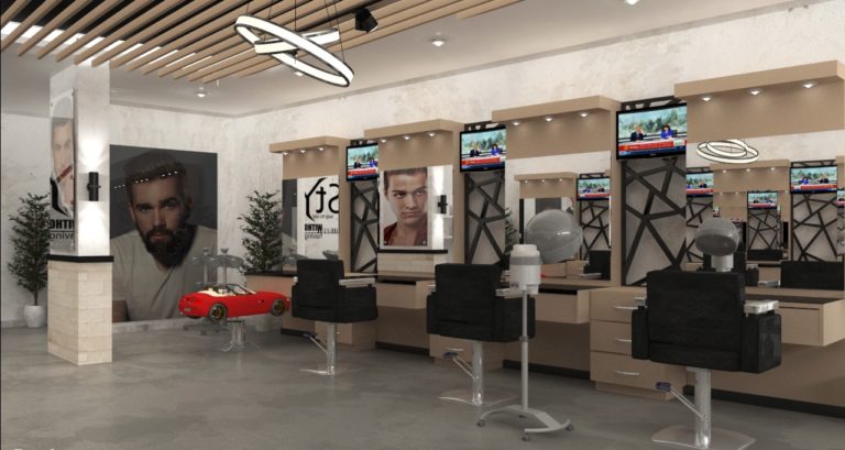 Barber Shop 3D Model | Zworks 3D Models