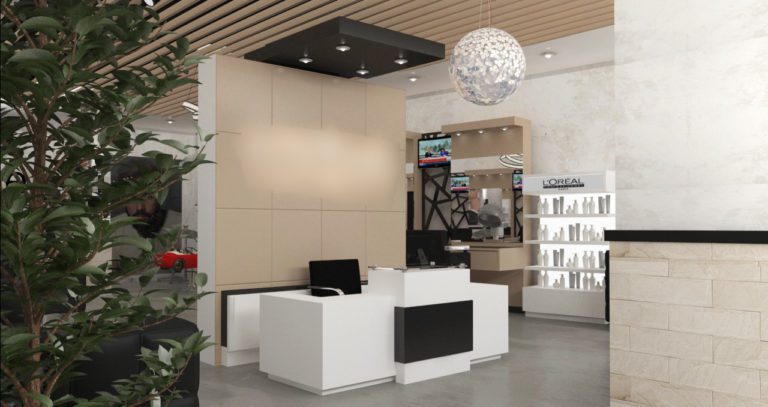 Barber Shop 3D Model | Zworks 3D Models