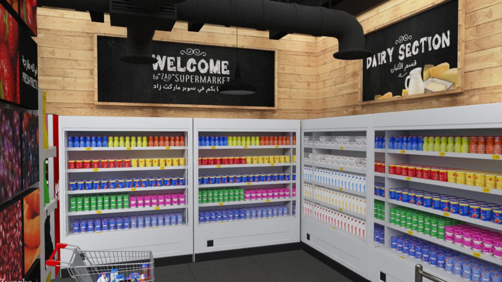 Supermarket Interior Design | Zworks 3D Models