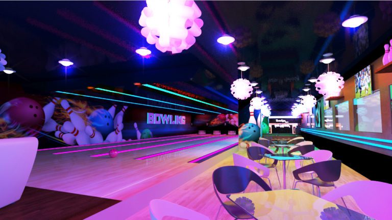 Bowling Interior Design 3D Model | Zworks 3D Models