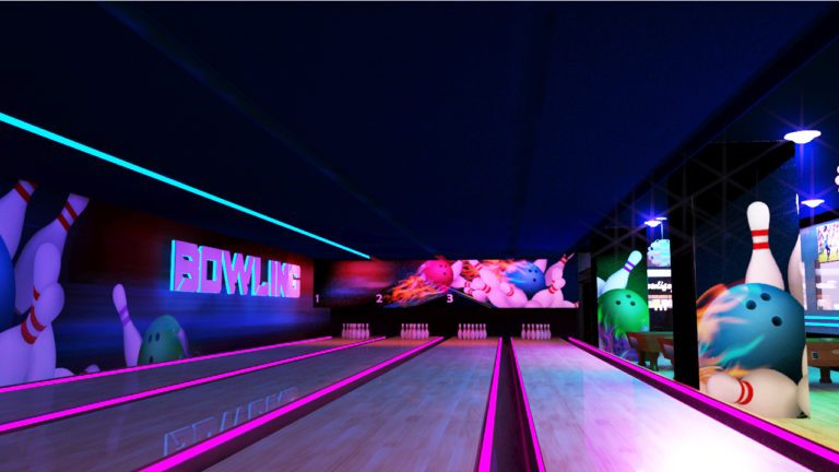 Bowling Interior Design 3D Model | Zworks 3D Models