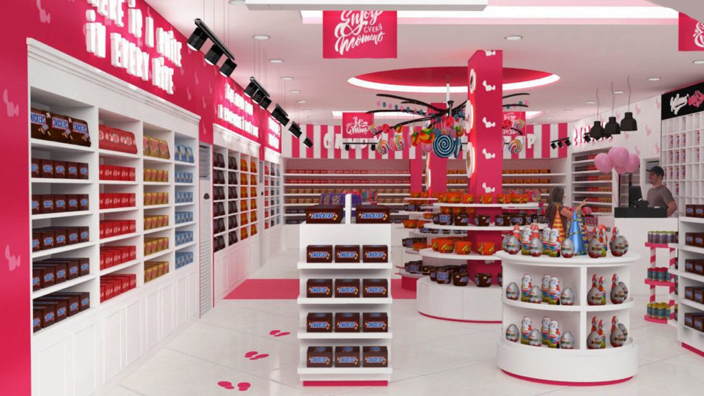 Candy & Sweet Store 3D Model | Zworks 3D Models