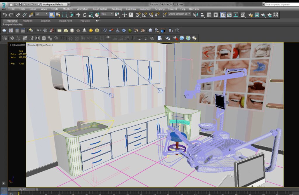 Clinic Interior Design 3D Model | Zworks 3D Models