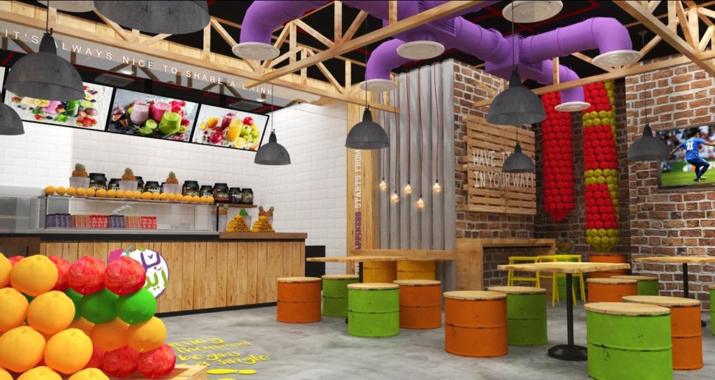 Juice Store 3D Model | Zworks 3D Models