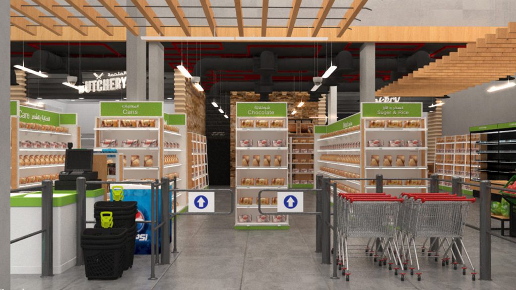 Supermarket Grocery 3D Model | Zworks 3D Models