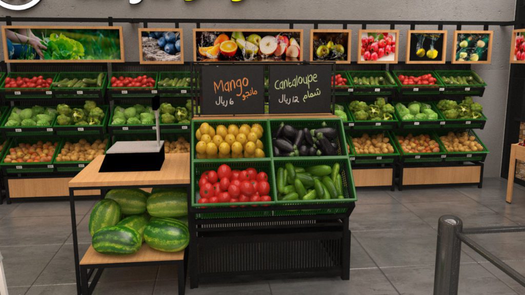 Supermarket Grocery 3D Model | Zworks 3D Models