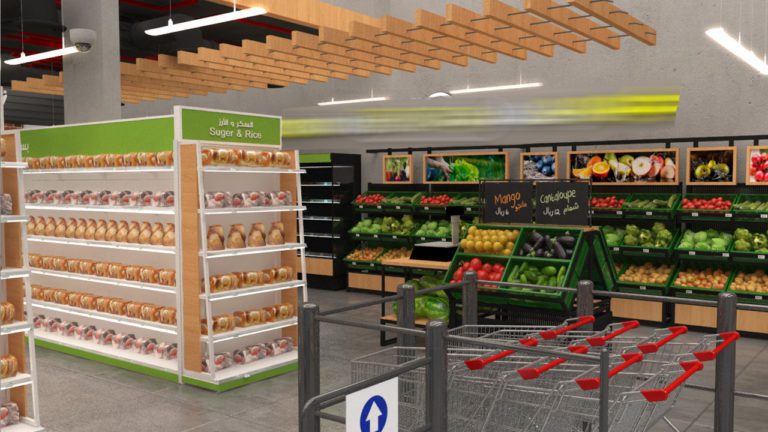 Supermarket Grocery 3D Model | Zworks 3D Models