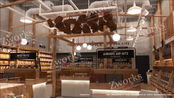 Roaster Interior Design 3D Model | Zworks 3D Models