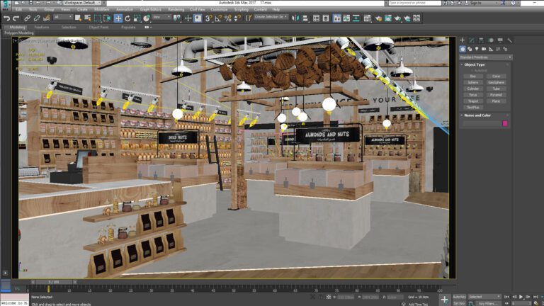 Roaster Interior Design 3D Model | Zworks 3D Models