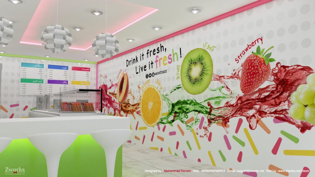 Juice Shop 3D Model | Zworks 3D Models