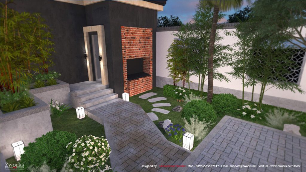 Landscape Outdoor 3D Model | Zworks 3D Models