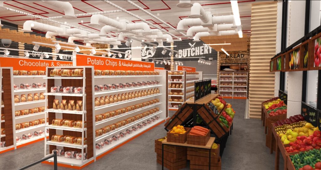 Supermarket Grocery 3D Model | Zworks 3D Models