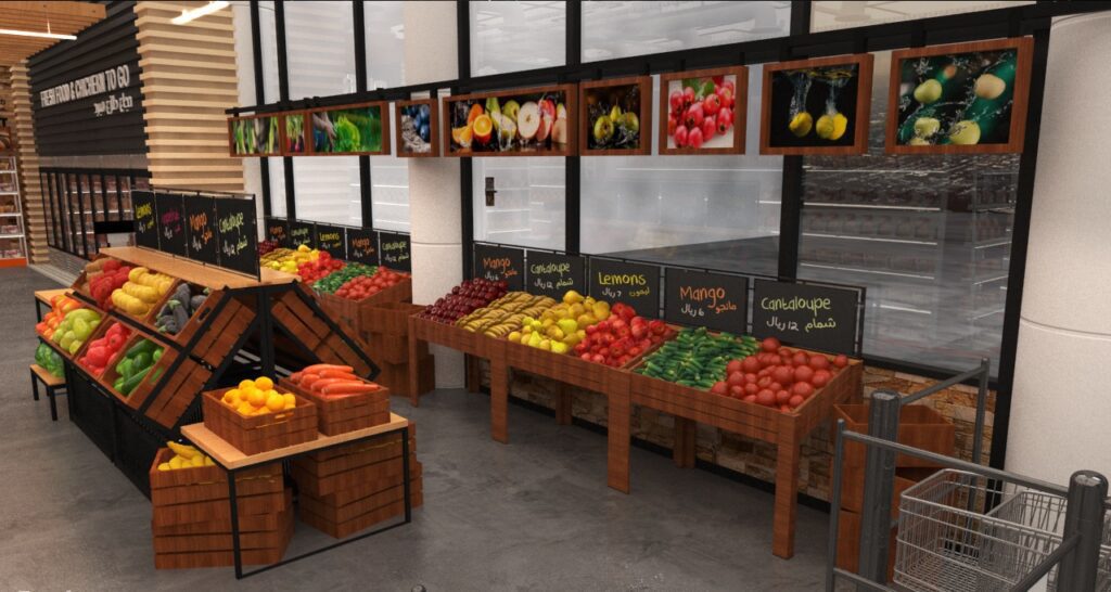 Supermarket Grocery 3D Model | Zworks 3D Models