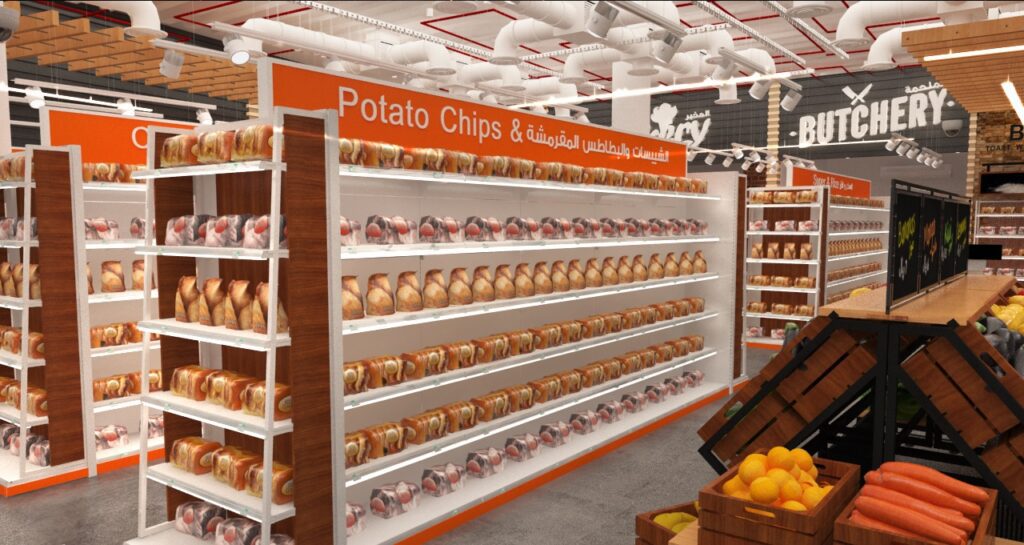 Supermarket Grocery 3D Model | Zworks 3D Models