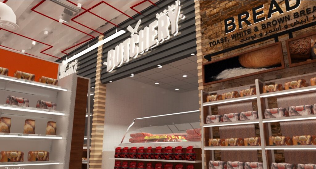 Supermarket Grocery 3D Model | Zworks 3D Models