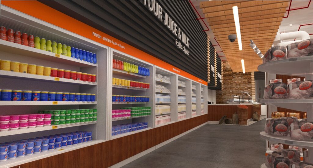 Supermarket Grocery 3D Model | Zworks 3D Models