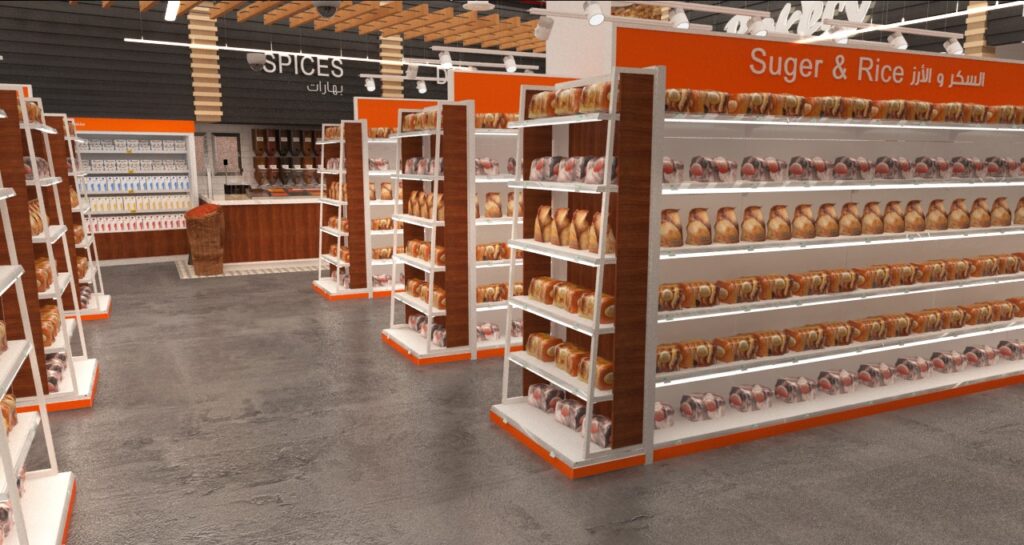 Supermarket Grocery 3D Model | Zworks 3D Models