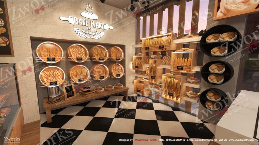 Bakery Shop 3D Model | Zworks 3D Models