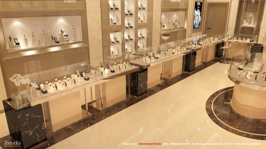 Watch Store Interior Design 3D Model | Zworks 3D Models