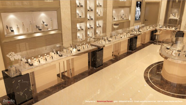 Watch Store Interior Design 3D Model | Zworks 3D Models