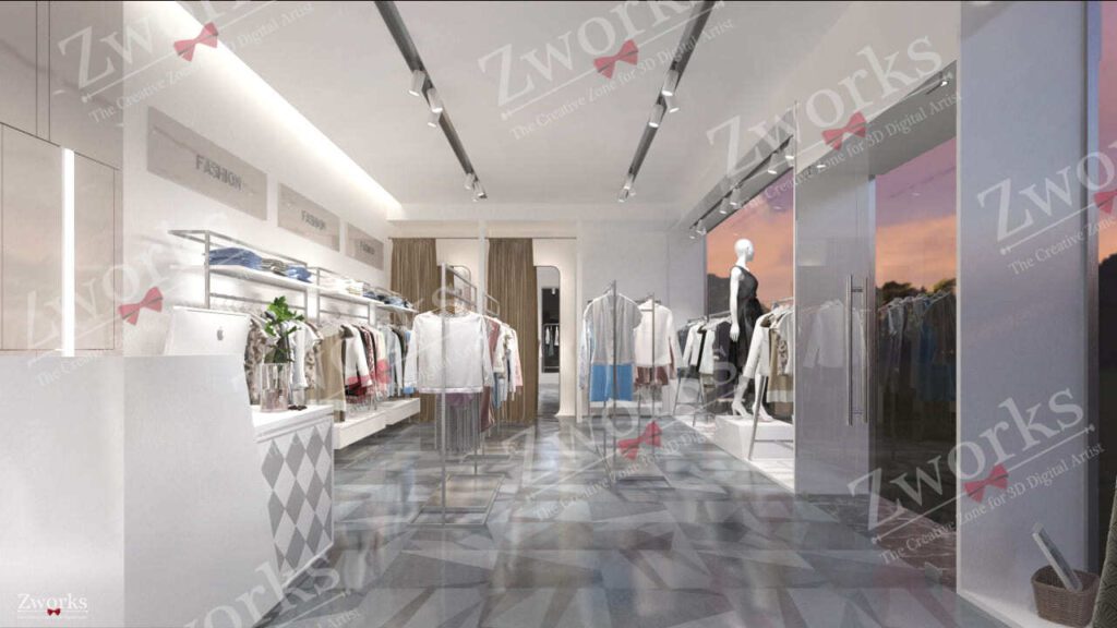 Zara Interior Design 3D Model | Zworks 3D Models