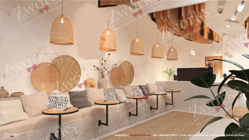 Download Boho Coffee Shop | Zworks 3D Models