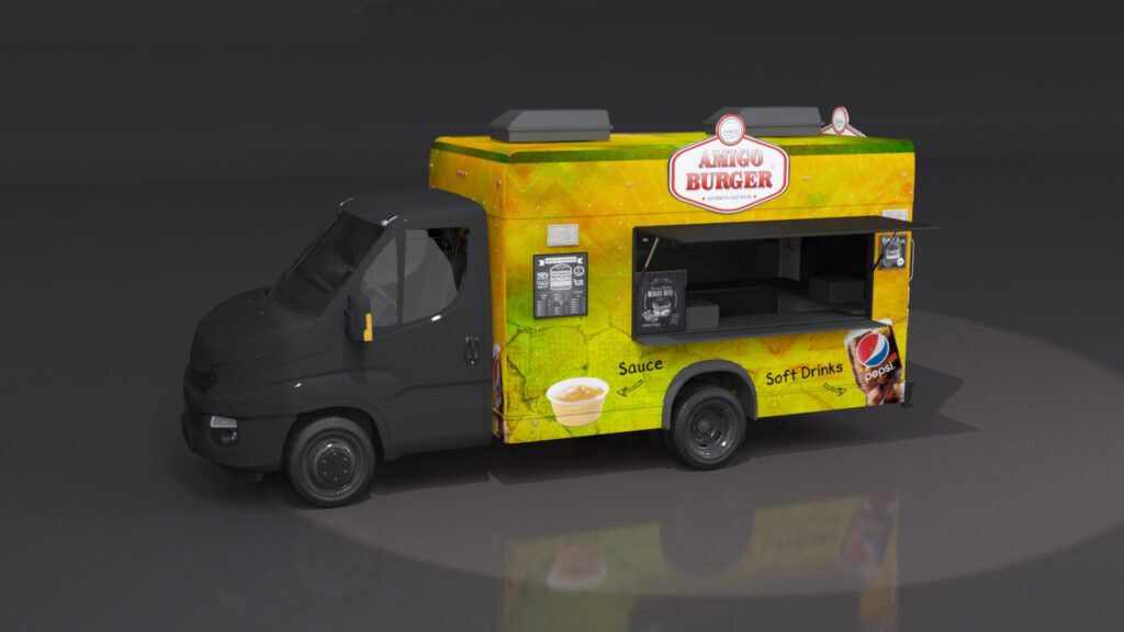 3D Food Truck | Zworks 3D Models