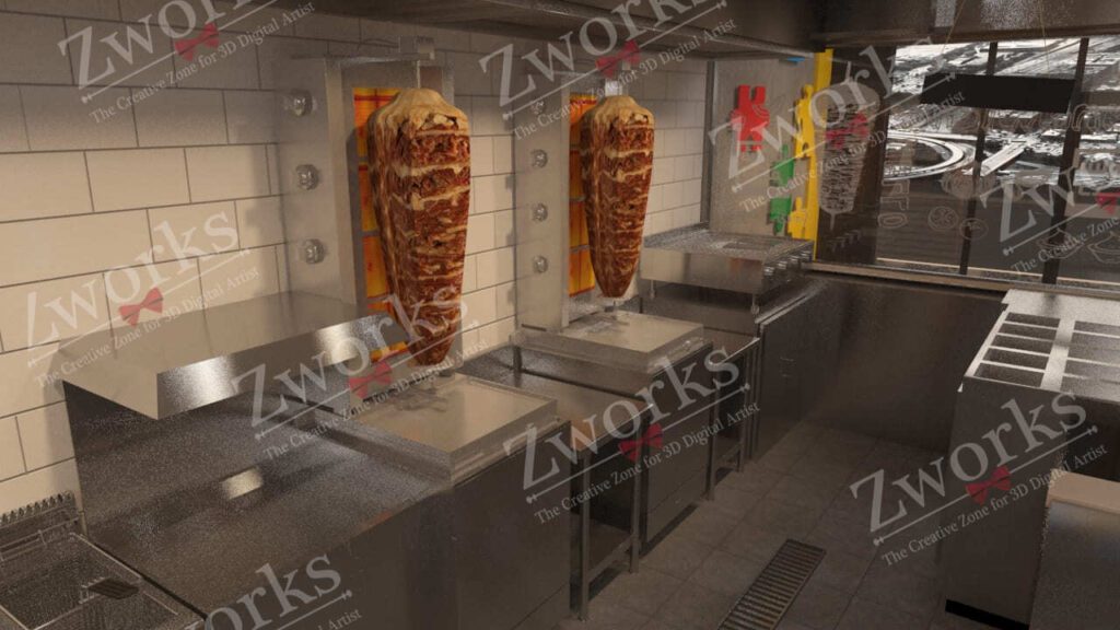 Shawarma 3d model | Zworks 3D Models