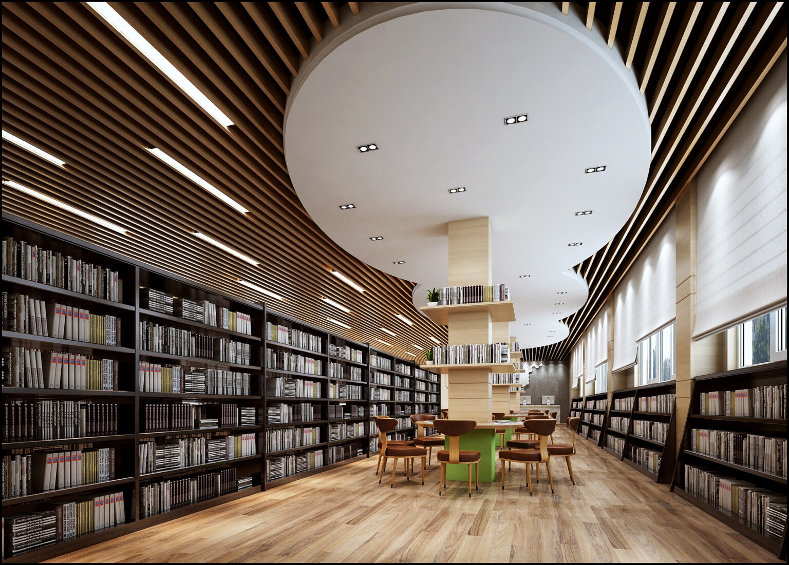 Bookstore 3D Model | Zworks 3D Models