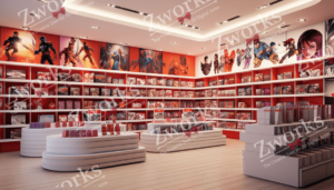 Toys store interior design